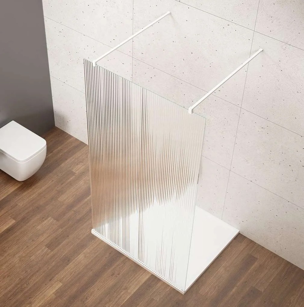 Gelco Vario - Sprchová stěna Walk-In do prostoru, 100x200 cm, Coated glass, bílá/nordic sklo GX1510-03