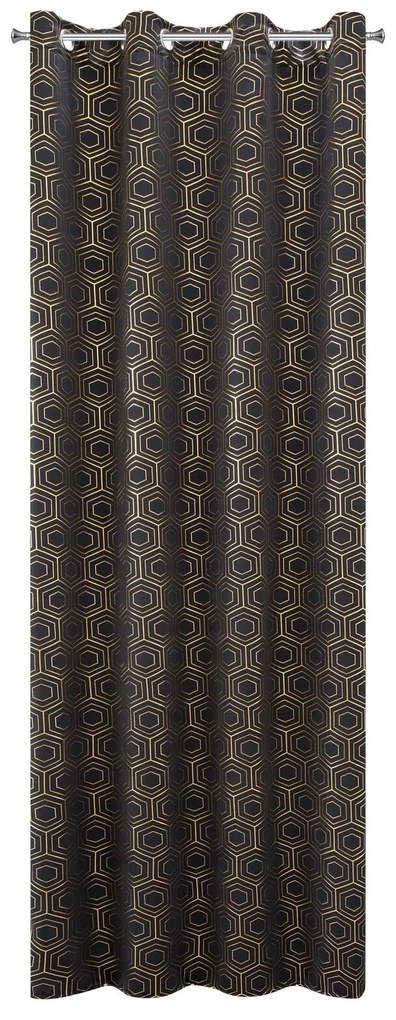 ZÁVĚS NA KROUŽCÍCH KAJE 135X250 CMVZOROVANÁ