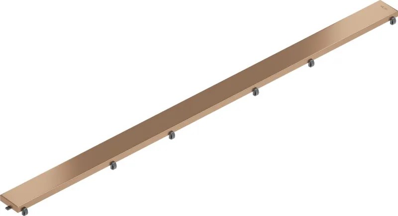 Mexen Flat M13 kryt 2v1 pro liniový odtok 100 cm, kartáčovaná měď - 1C19100