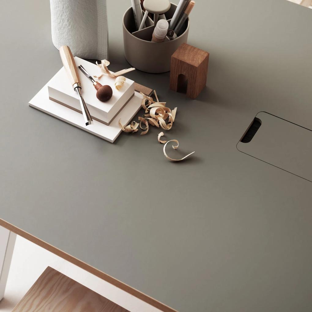 STRING Polohovací pracovní stůl Works, Light Grey, 160 x 78 cm
