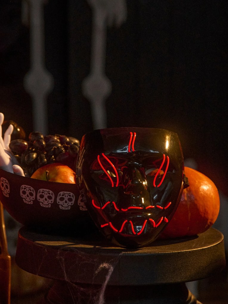 Sinsay - Halloweenská maska s LED světly - černá