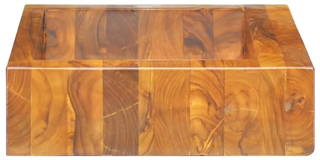 vidaXL Marketos Umyvadlo masivní teak 50 x 35 x 10 cm