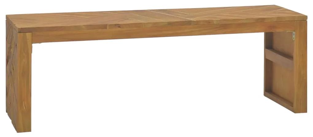326176 vidaXL TV stolek 110 x 35 x 36 cm masivní teakové dřevo