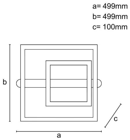 LED Stmívatelné stropní svítidlo LED/95W/230V 3000-6500K + dálkové ovládání