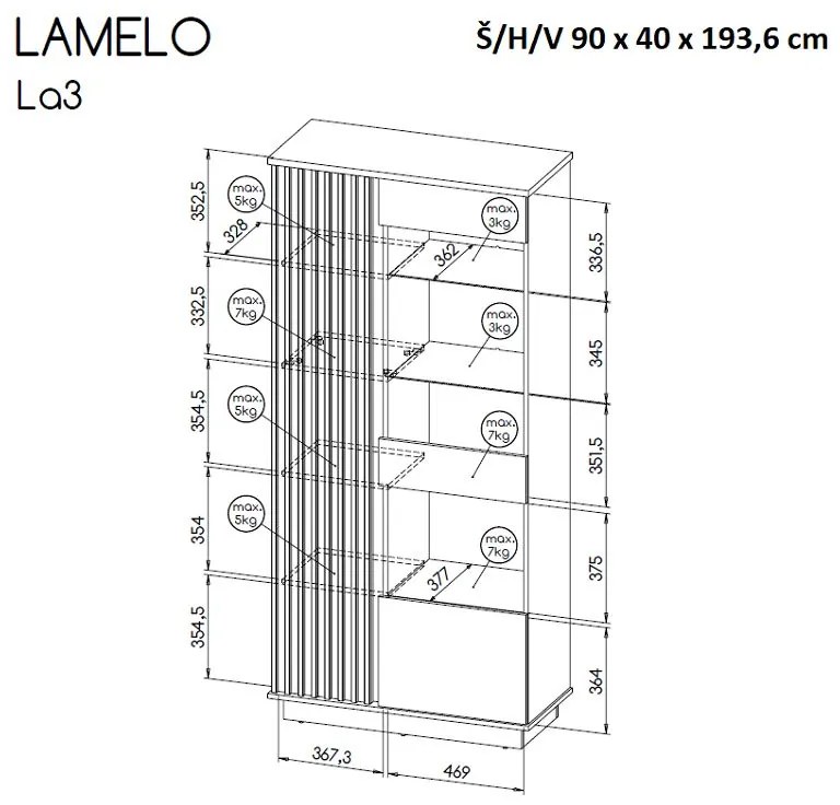 Obývací pokoj LAMELO II