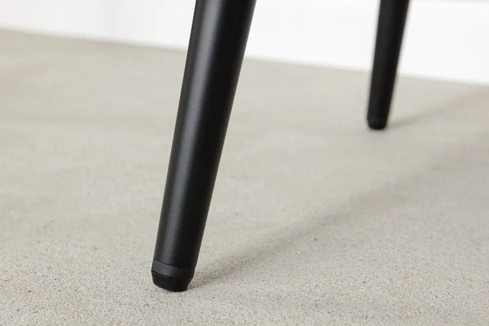 Designová barová židle Garold šampanský samet