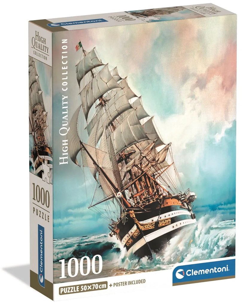 Clementoni - Puzzle 1000 Amerigo Vespucci