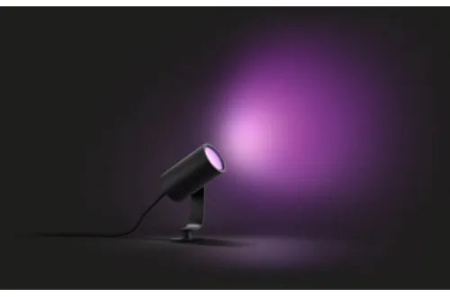 Venkovní spotové zemní/nástěnné svítidlo Philips Hue Lily 17415/30/P7 2200K-6500K RGB