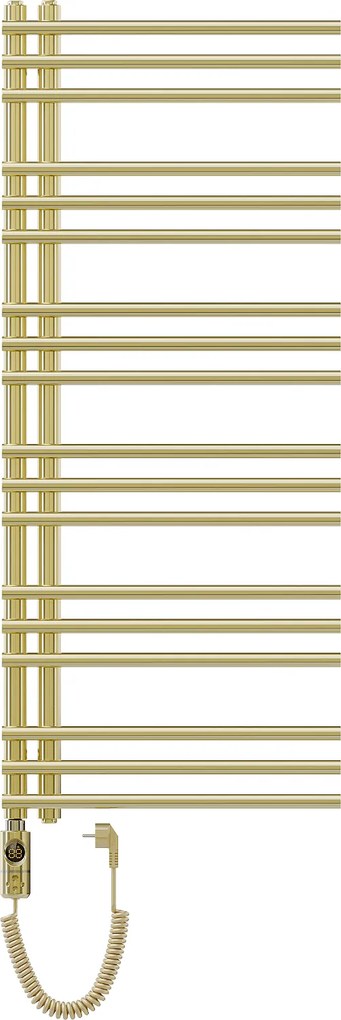 Mexen Neptun, elektrické topné těleso 1200 x 500 mm, 600 W, zlatá lesklá, W101-1200-500-2600-50