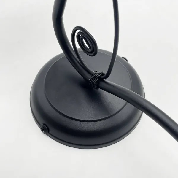 Nástěnná lampa RETRO 1xE27/60W/230V černá/bílá