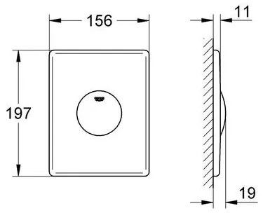 Grohe Skate Splachovací tlačítko 37547P00