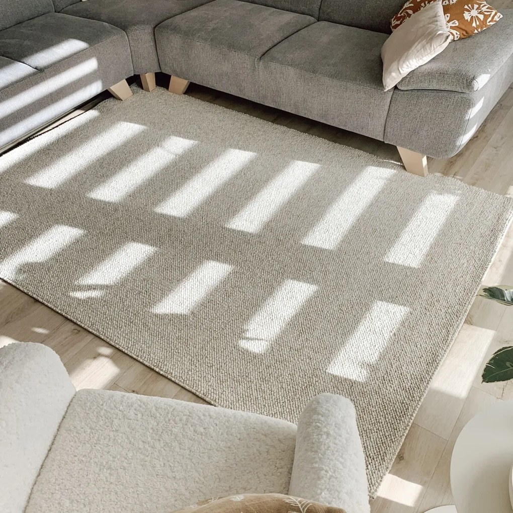 ELLE Decoration, Běhoun Wolly Ultra 106228 Cream z kolekce Elle, 80x240, bílá, ložnice