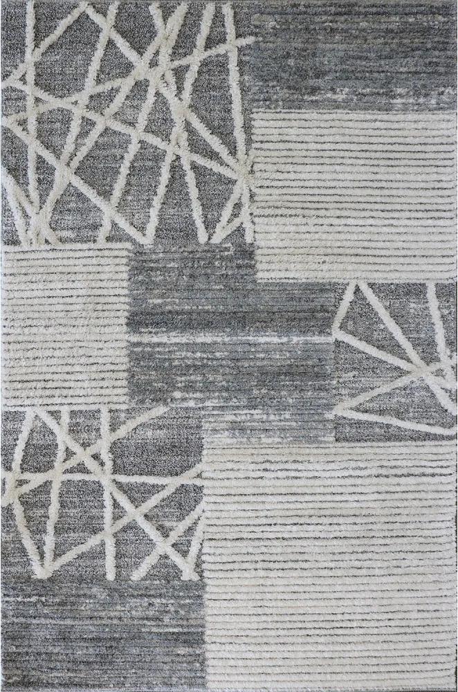 Moderní kusový koberec Cannes 7884 | šedý, bílý Typ: 60x110 cm