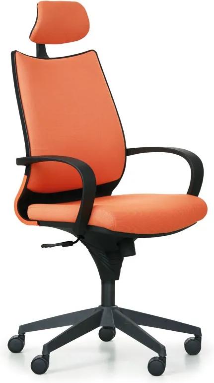 B2B Partner Kancelářská židle FUTURA, oranžová látka