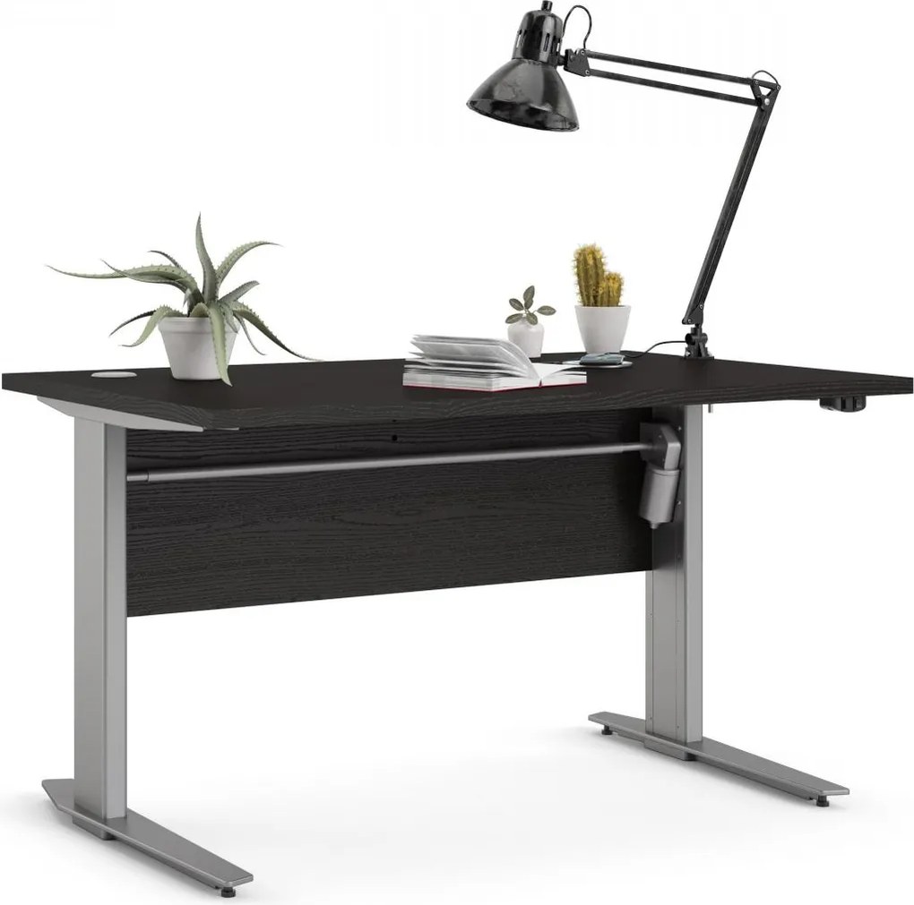 FALCO Výškově nastavitelné nohy stolu Office 448 silver grey