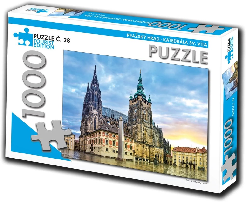 Tourist edition puzzle katedrála sv. víta, praha 1000 dílků (č.28)