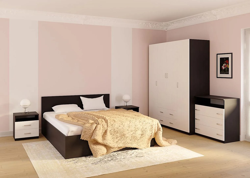 VerDesign STANA postel 160x200, wenge