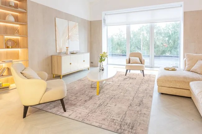 Koberec Agnella Isfahan Silken krémový