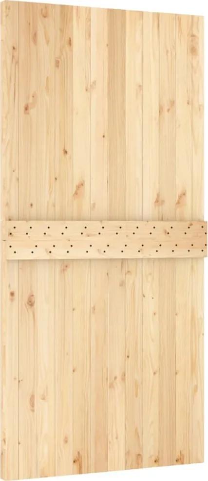 vidaXL Dveře NORVIK 100 x 210 cm masivní borové dřevo [154441] Barva: Přírodní