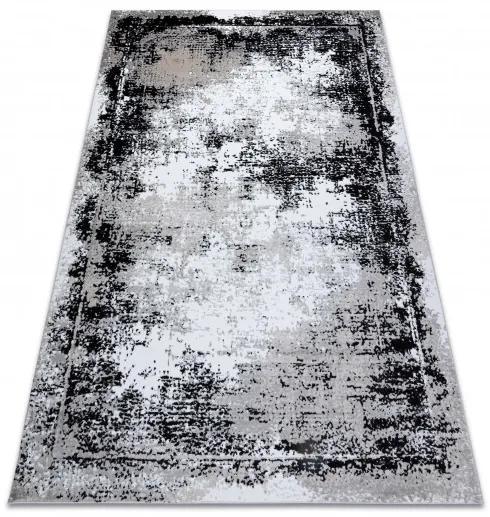 Dywany Łuszczów Kusový koberec Gloss 8493 78 Vintage grey/black Rozměry koberců: 160x220