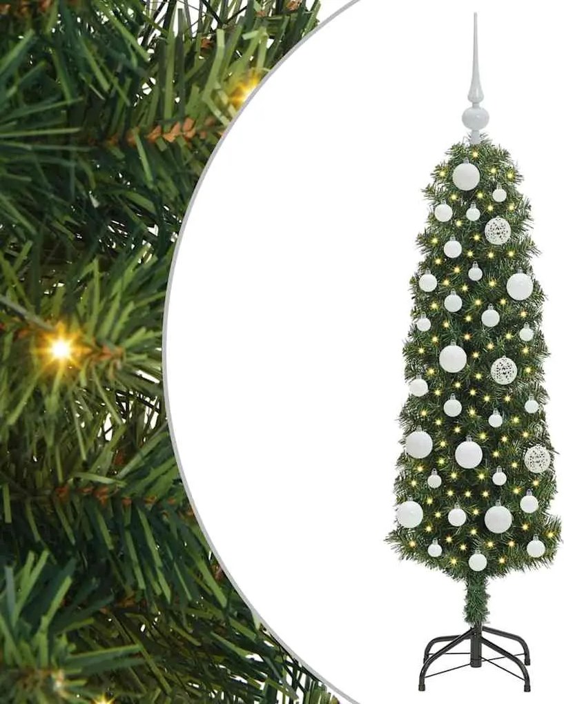 Umělý vánoční stromeček Zelená 120 cm PVC, ocel a plast 3394924