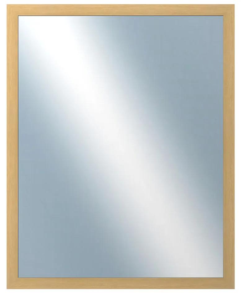 DANTIK - Zarámované zrcadlo - rozměr s rámem cca 40x50 cm z lišty KASSETTE přírodní lakovaná (2879)