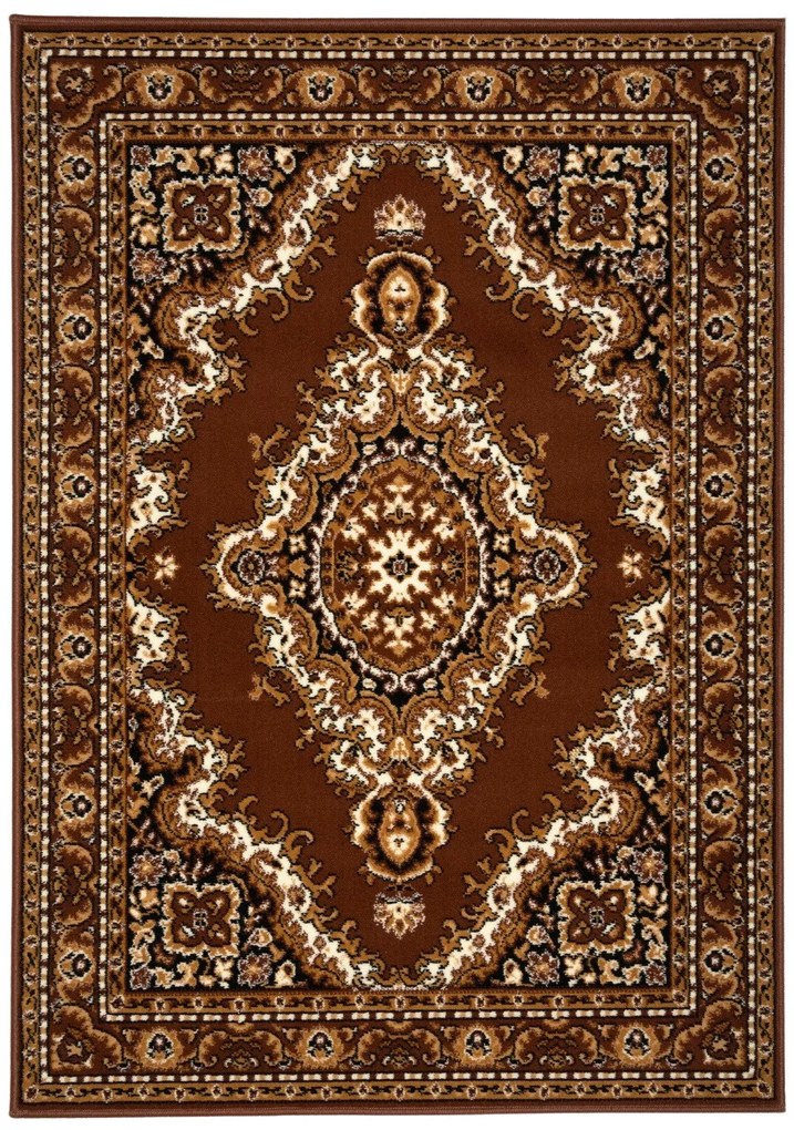 Alfa Carpets  Kusový koberec TEHERAN T-102 brown - 190x280 cm