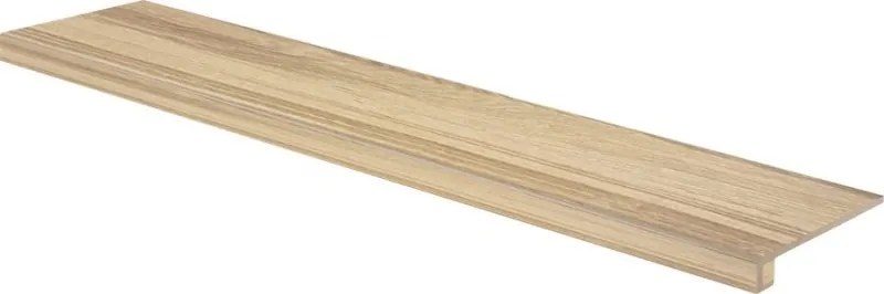 Rako Dlažba RAKO Board DCFVF142 schodová tvarovka béžová 30x120 - 134975