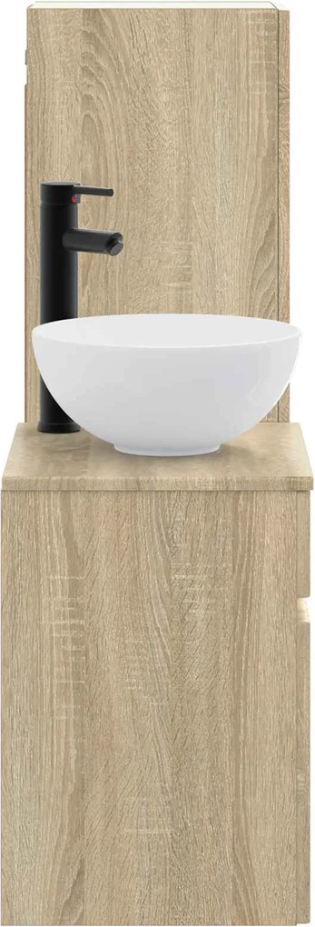 Sada koupelnového nábytku 2 ks Dub sonoma 33 x 34,5 x 100 cm 3406135