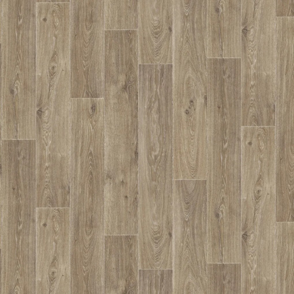 Gerflor, PVC podlaha - lino AladinTex Ultra 0368 Valencay blond, na míru, šíře 4m, hnědá, filc, chodba / předsíň