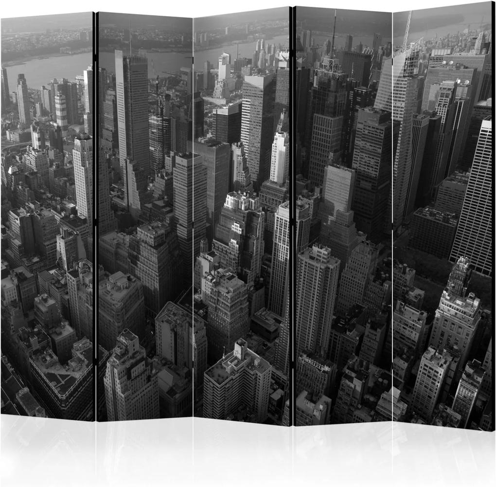 Paraván - New York: skyscrapers (bird's eye view) II [Room Dividers] 225x172