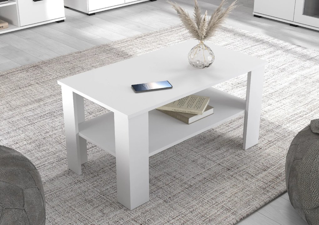 ADRK Furniture Frazio Konferenční stolek ADRK-CF-FRA-100-W