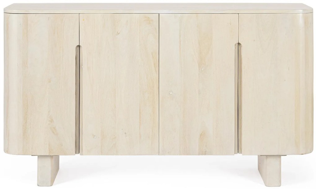 BIZZOTTO Dřevěný TV stolek SERAPIS 140x58 cm světlý 0747186