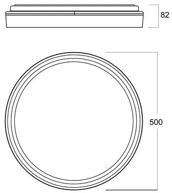 Mantra Verona, stopní svítidlo s dálkovým ovladačem LED 55W 2700-5000K, šedá/bílá, průměr 50cm