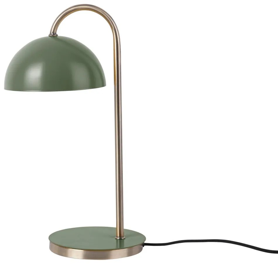 Stolní lampa v matné zelené barvě Leitmotiv Decova
