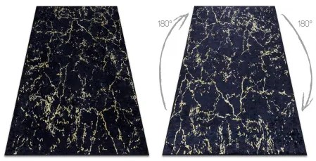 MIRO 52003.803 mycí kobereček Mramor protiskluz černý velikost 160x220 cm | krásné koberce cz