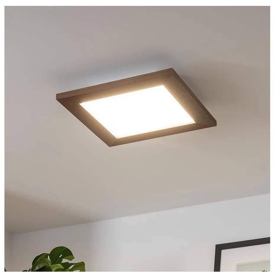 Brilagi - LED Stmívatelné svítidlo SLIMFRAME WOOD LED/25W/230V 34x34 cm + DO