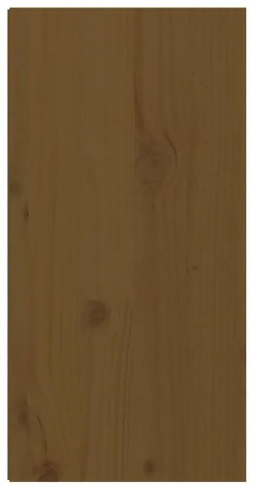 Petromila Nástěnné skříňky 2 ks medově hnědé 30x30x60 cm masivní borovice
