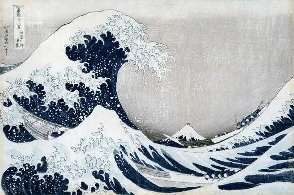 Katsushika Hokusai - Obraz, Reprodukce - The Great Wave off Kanagawa, from the series '36 Views of Mt. Fuji' ('Fugaku sanjuokkei')