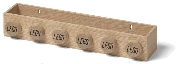 LEGO dřevěný stojan na knihy dub - ošetřený mýdlem