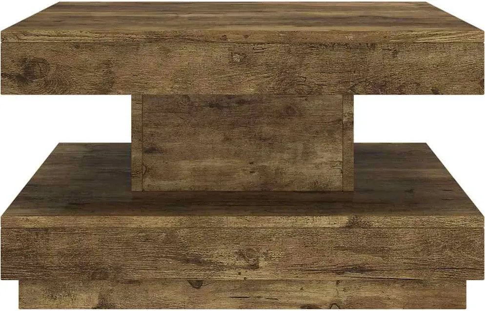 Konferenční stolek tmavě hnědý 60 x 60 x 35 cm MDF 286097