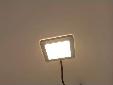 Bodové LED osvětlení (1 ks) Square, teplá bílá