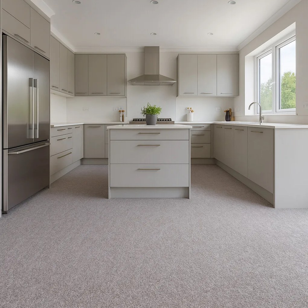 Condor Carpets, Metrážový koberec Classica 57, zátěžový, na míru, šíře 4m,5m, šedá, ab (mřížka), chodba / předsíň