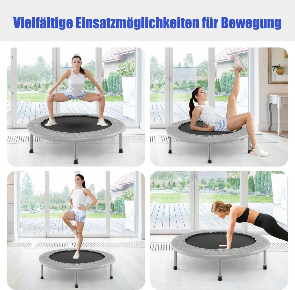 Costway Φ97 cm mini trampolína fitness trampolína skládací dětská trampolína