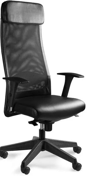 Office360 Kancelářská židle UN-612BL, ekokůže