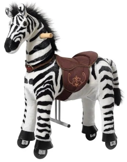 Ponnie Jezdící kůň Zebra S , 3-6 let max. váha jezdce 30 kg (PO-81H311)