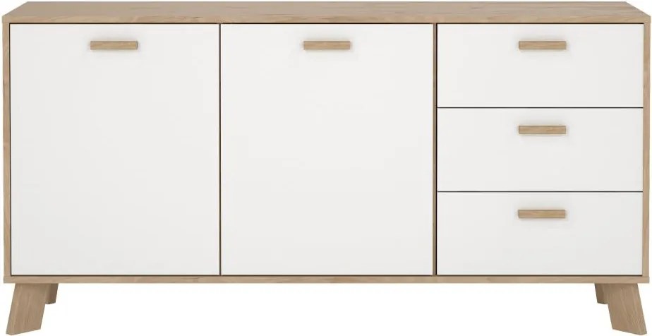 FALCO Komoda Iker 715 jackson hickory/bílá