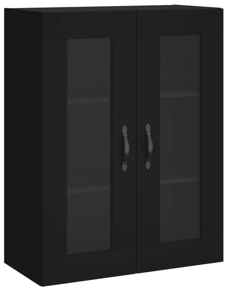 Skříň highboard černá 69,5 x 34 x 180 cm kompozitní dřevo,  3198754