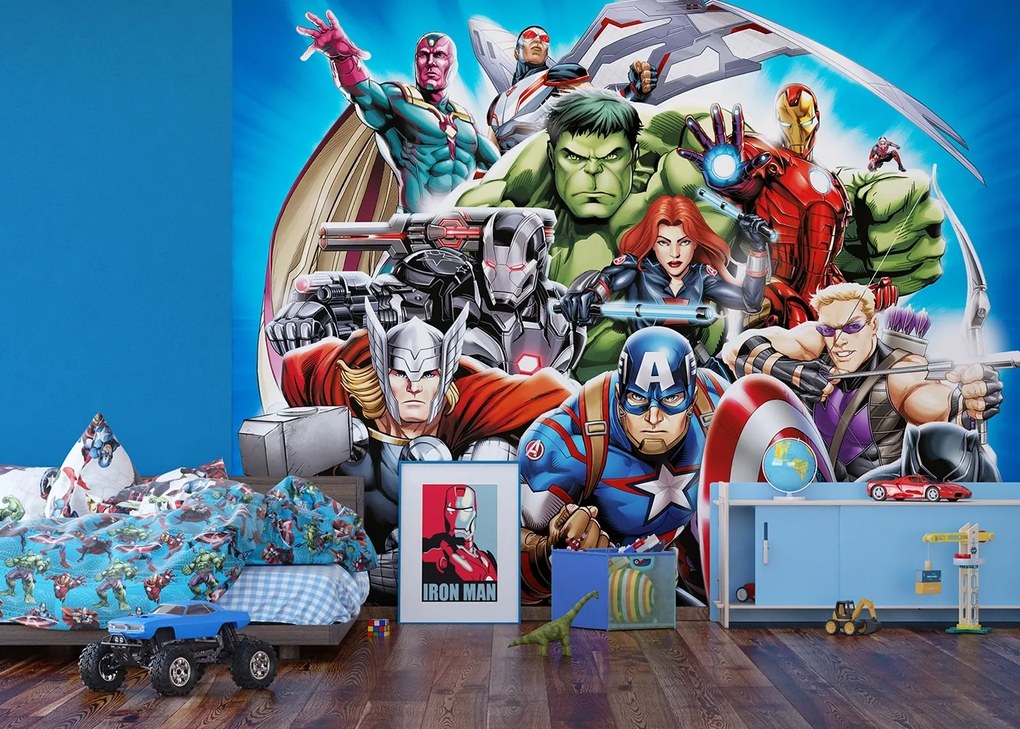 Vliesová fototapeta Marvel Avengers, Disney | 360 x 270 cm | DFTDNXXL5081