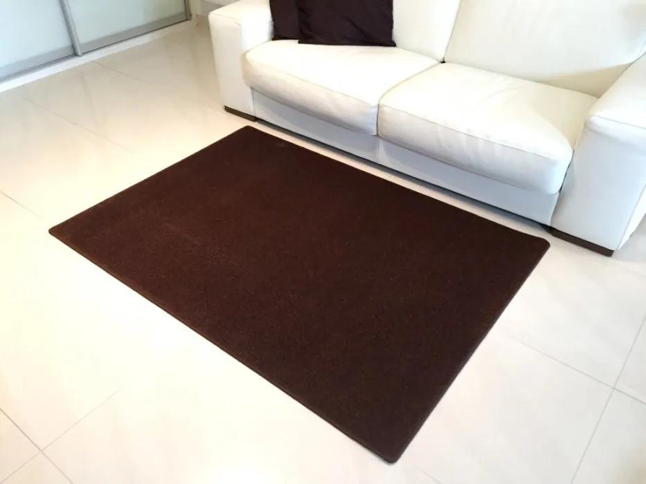 Vopi | Kusový hnědý koberec Eton - 57 x 120 cm